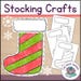Stocking Crafts: Christmas Printable Art Activities for Kids - Etsy