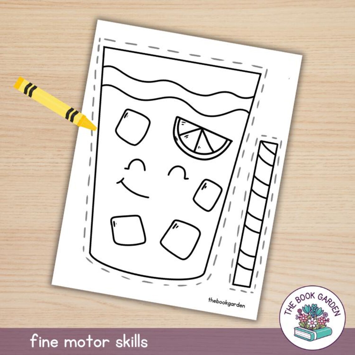 Lemonade Summer Craft: Printable One Page Kids Activity (PDF) - Etsy