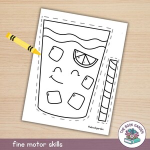 Lemonade Summer Craft: Printable One Page Kids Activity (PDF) - Etsy