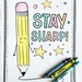 Pencil Coloring Pages, Back to School, Back to School Activity, Back to ...