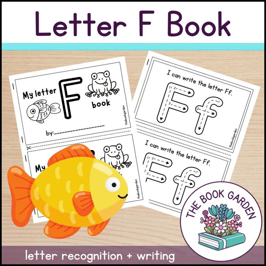 Letter F Book, Alphabet Worksheets Printable, Alphabet Activities ...