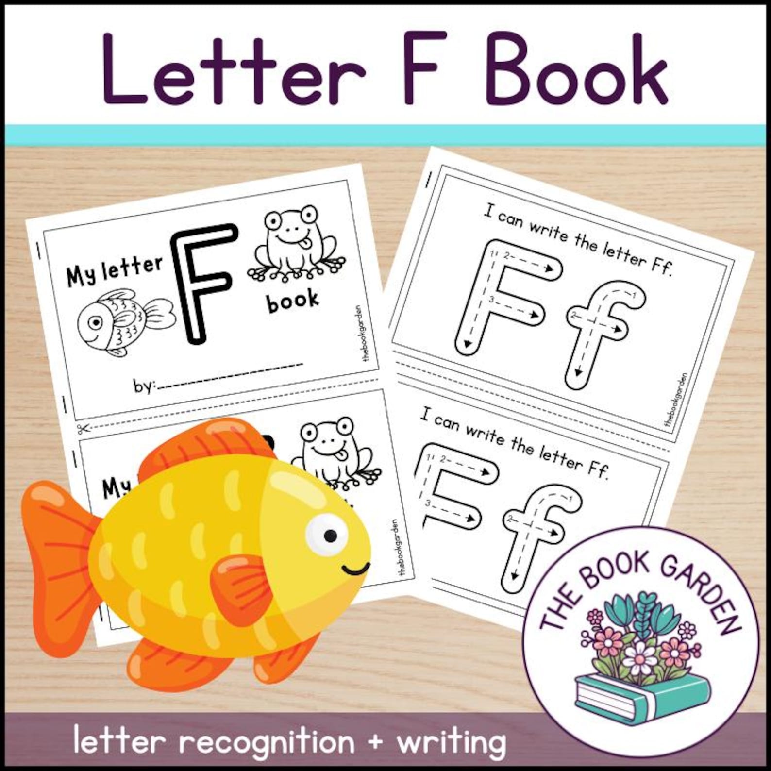 Letter F Workbook: Alphabet Learning Activities (PDF) - Etsy