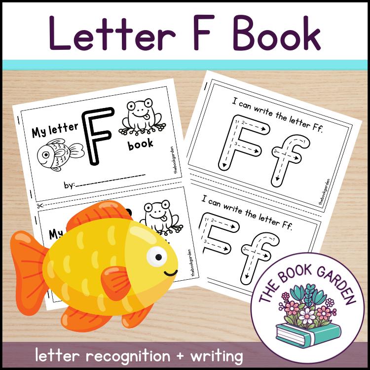 Letter F Workbook: Alphabet Learning Activities (PDF) - Etsy
