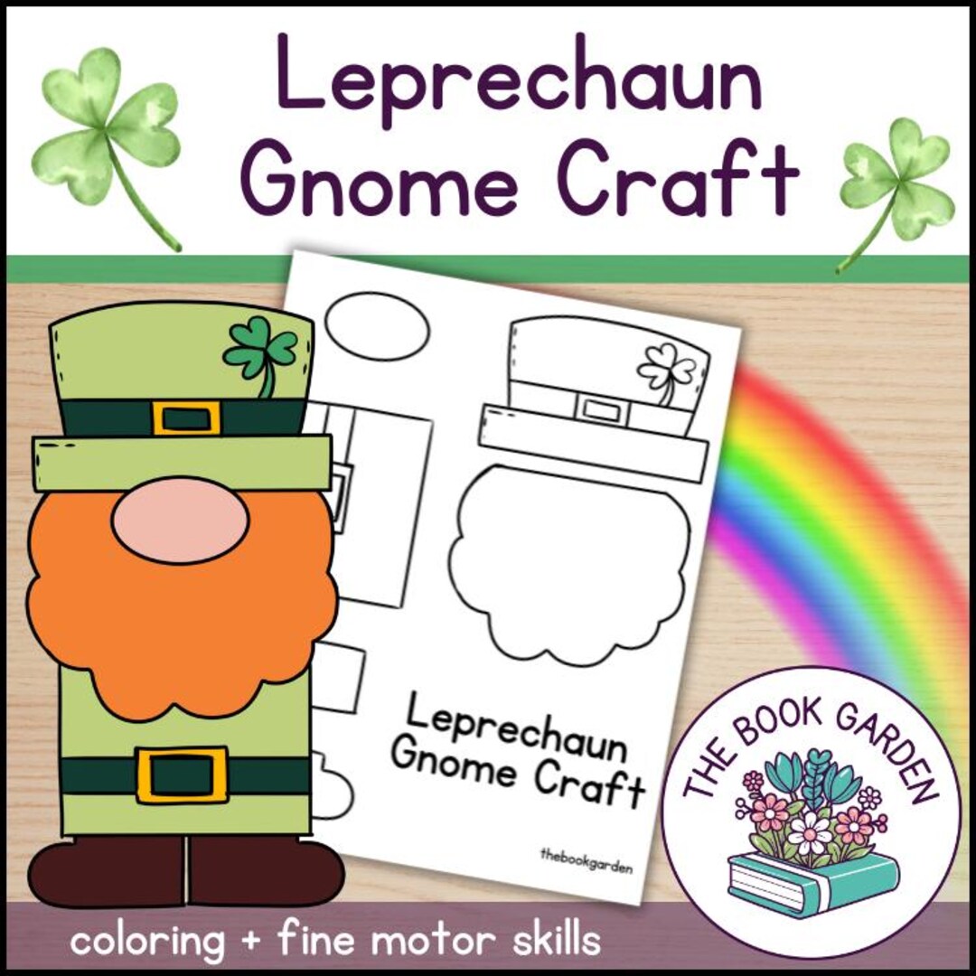 Leprechaun Gnome Craft, Leprechaun Craft, St. Patrick's Day Craft ...
