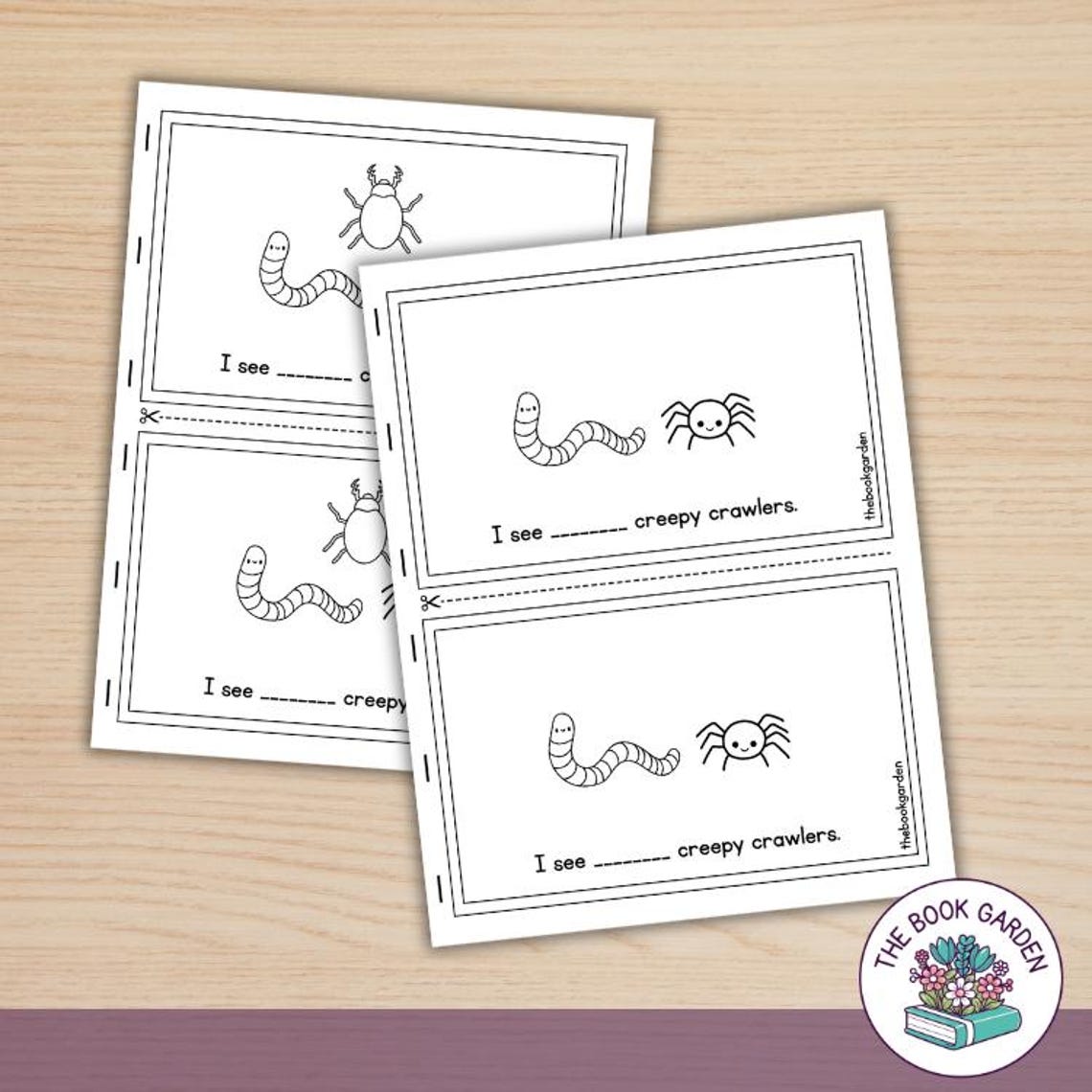 Count the Creepy Crawlers Book: Halloween Math (PDF Download) - Etsy