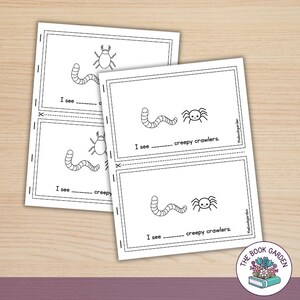 Count the Creepy Crawlers Book: Halloween Math (PDF Download) - Etsy