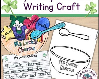 I'm so Lucky Writing Craft, St. Patrick's Day Craft, March Craft ...