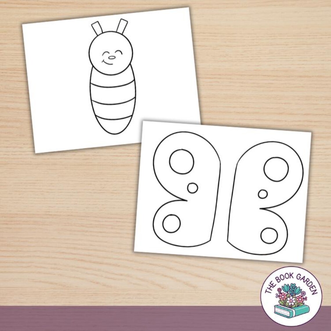 Butterfly Craft: Printable Art Activity for Kids (PDF) - Etsy
