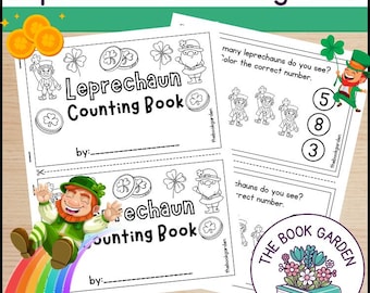 March Mini Coloring Book, St. Patrick's Day Books, St. Patrick's Day ...
