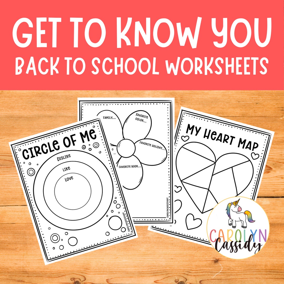 Get to Know You Activities, Back to School, Back to School Activity ...
