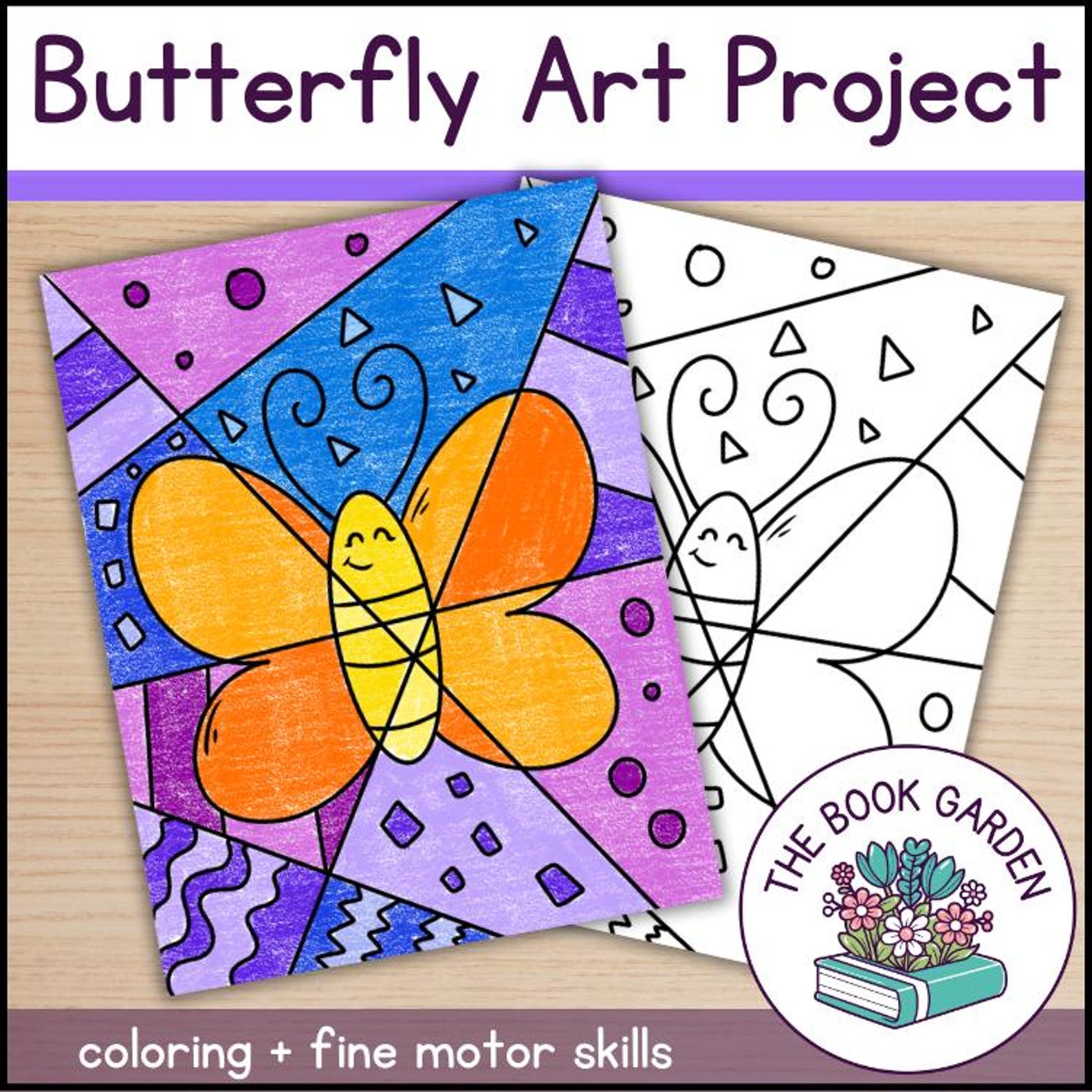 Butterfly Art Project, Spring Crafts, Butterfly Crafts, Spring ...