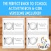 All About Me Booklet, Back to School, Back to School Activity, Back to ...