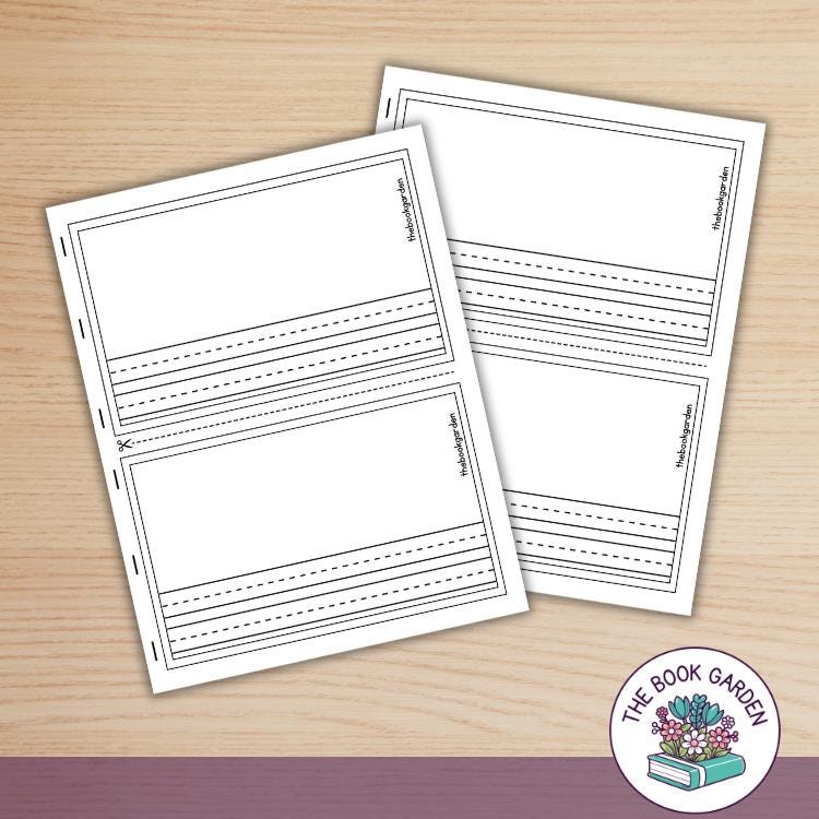 Printable Booklet Template: A Writing Activity (PDF Download) - Etsy