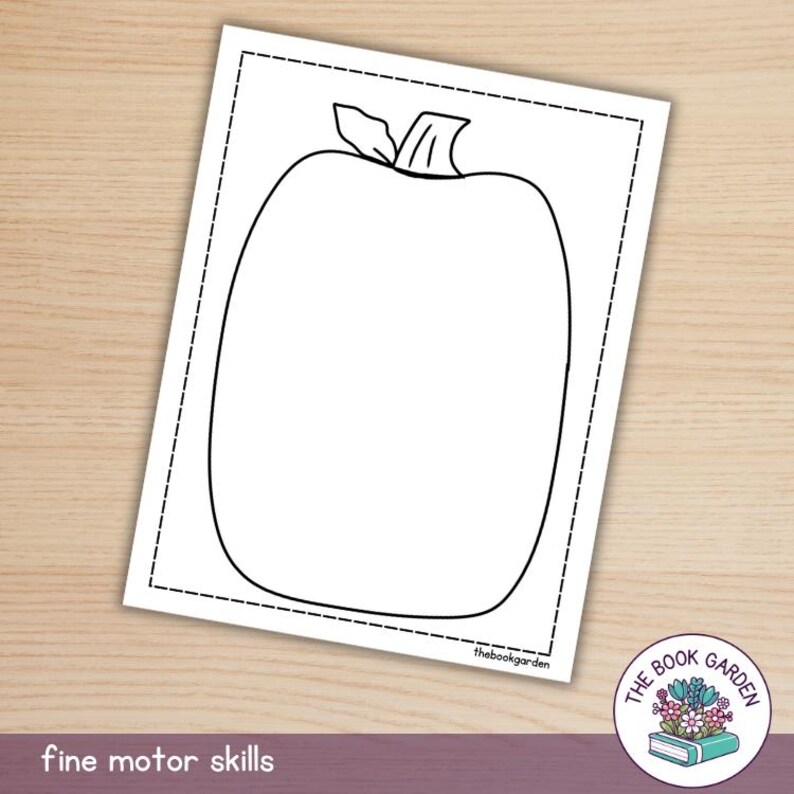 Pumpkin Craft Template: Fall Printable Art Activity for Kids - Etsy
