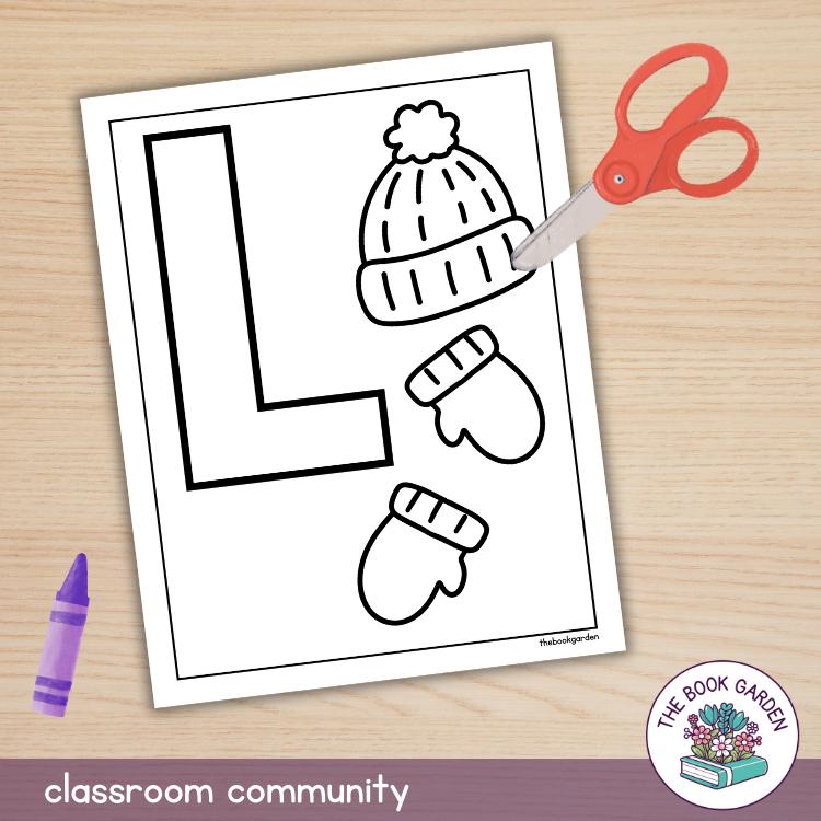 Winter Letter Crafts: Printable Art Activities for Kids (PDF) - Etsy