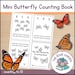 Mini Butterfly Counting Book, Spring Activities, Spring Math Worksheets ...