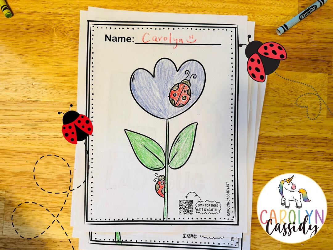 Ladybug Spring Coloring Pages, Spring Coloring Pages for Kids ...