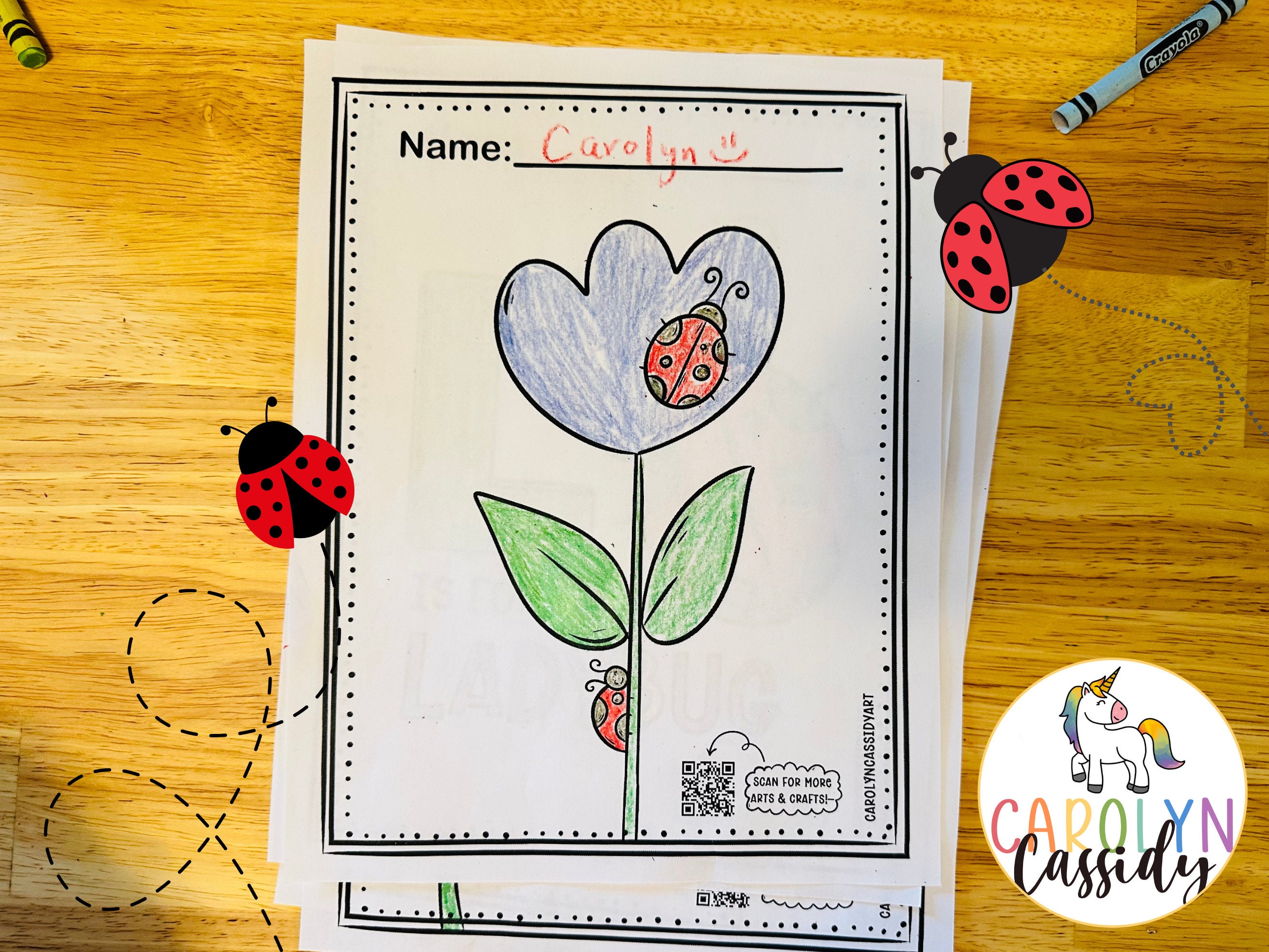 Ladybug Spring Coloring Pages, Spring Coloring Pages for Kids ...