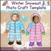 Snowsuit Photo Craft: Printable Art Activity for Kids (PDF) - Etsy