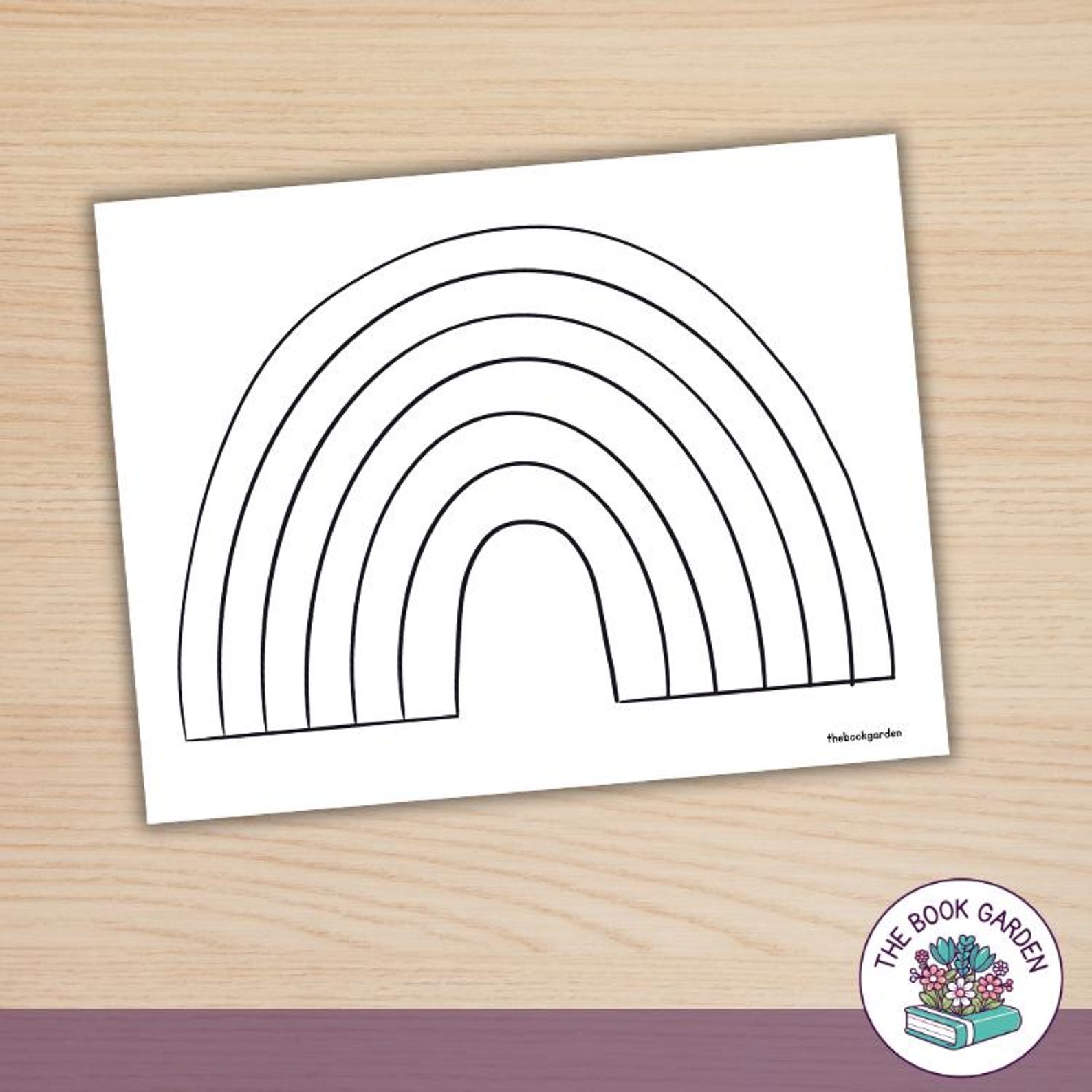EDITABLE Rainbow Craft: Printable Art Activity for Kids (PDF) - Etsy