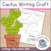 Cactus Valentine's Day Writing Craft: Printable Bulletin Board (PDF) - Etsy