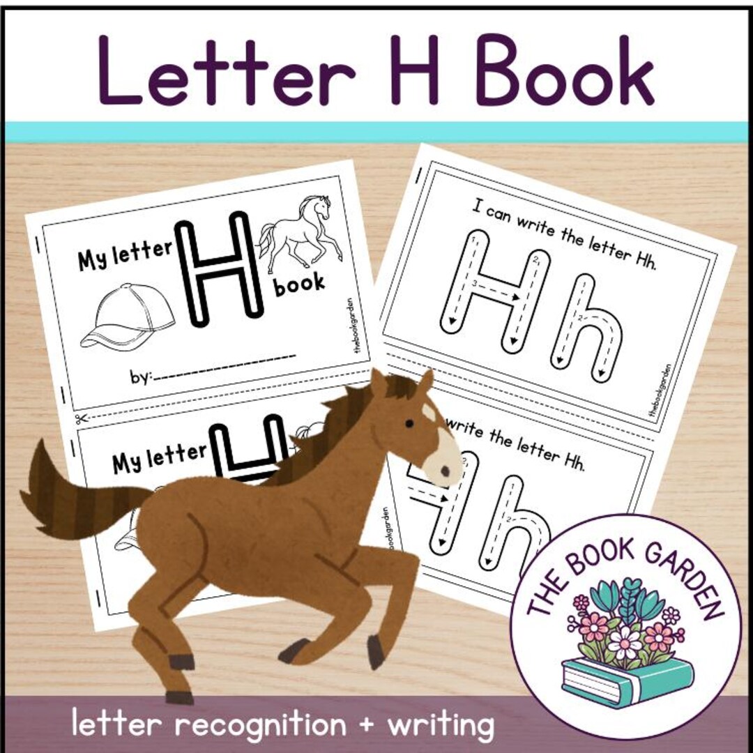 Letter H Book, Alphabet Worksheets Printable, Alphabet Activities ...