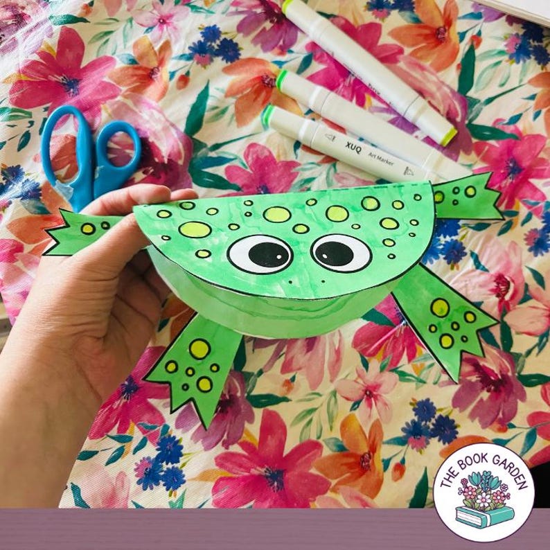 Frog Craft: Spring Craft for Kids (PDF File) - Etsy