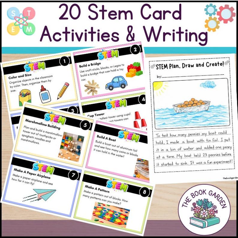 STEM 20 Activities and Writing : Printable STEM Activities for Kids ...