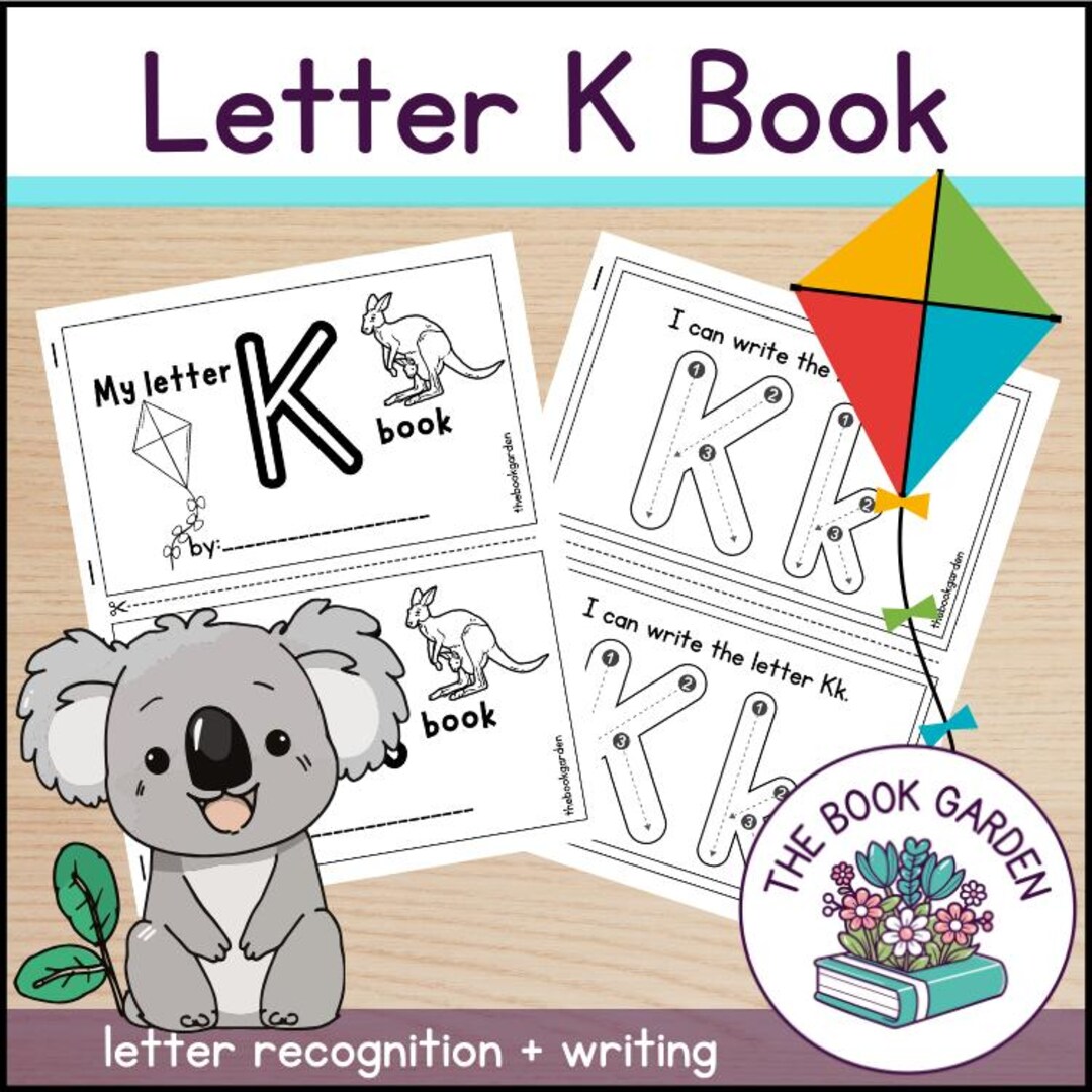 Letter K Book, Alphabet Worksheets Printable, Alphabet Activities ...