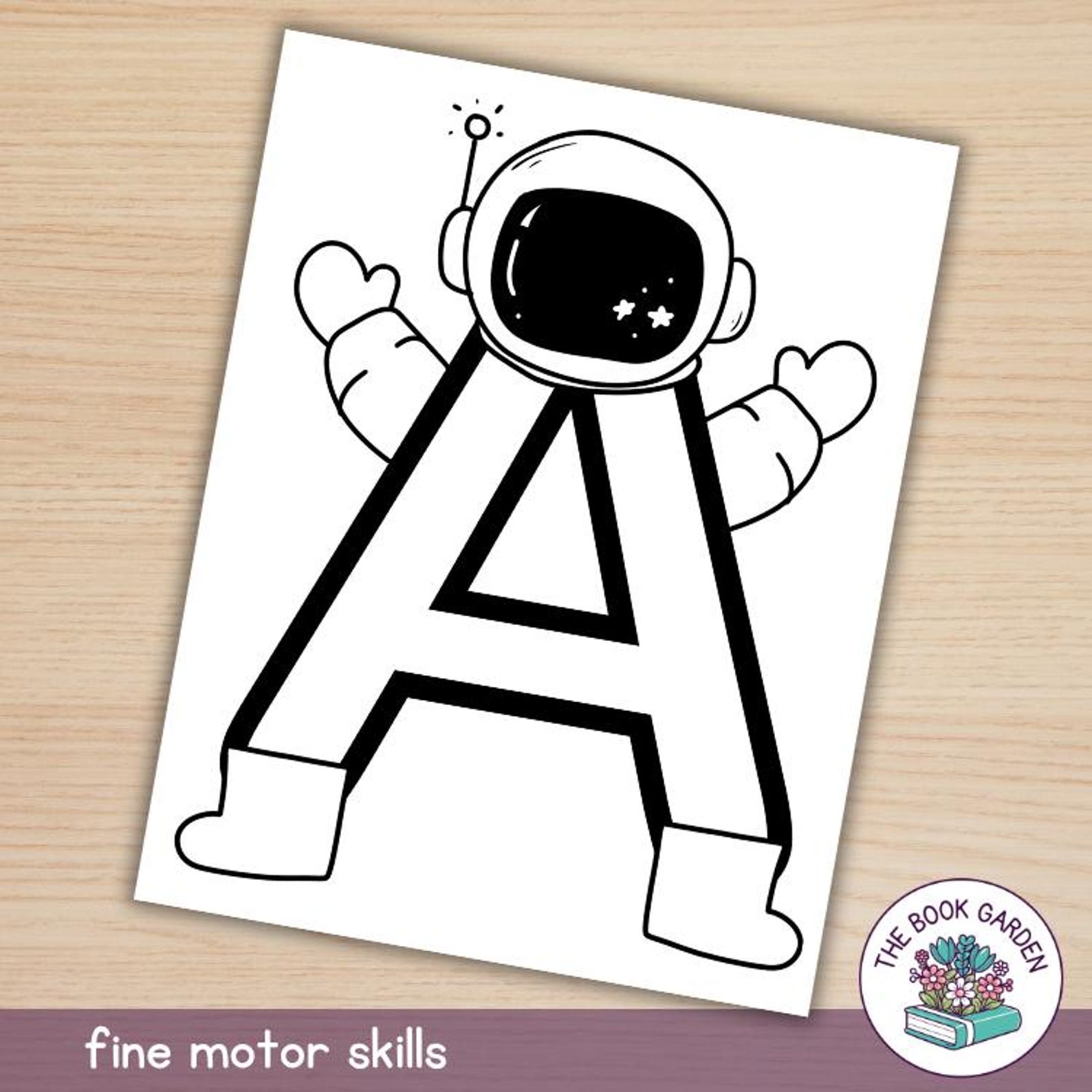Letter A Astronaut Craft Template: Back to School Alphabet Activity ...