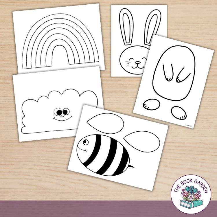 Spring Crafts: Printable Art Activities for Kids (PDF) - Etsy