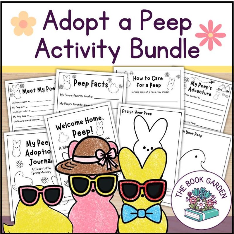 Peep Worksheet - Etsy