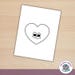 Flower Heart Craft: Valentine's Day Printable Art Activity for Kids - Etsy