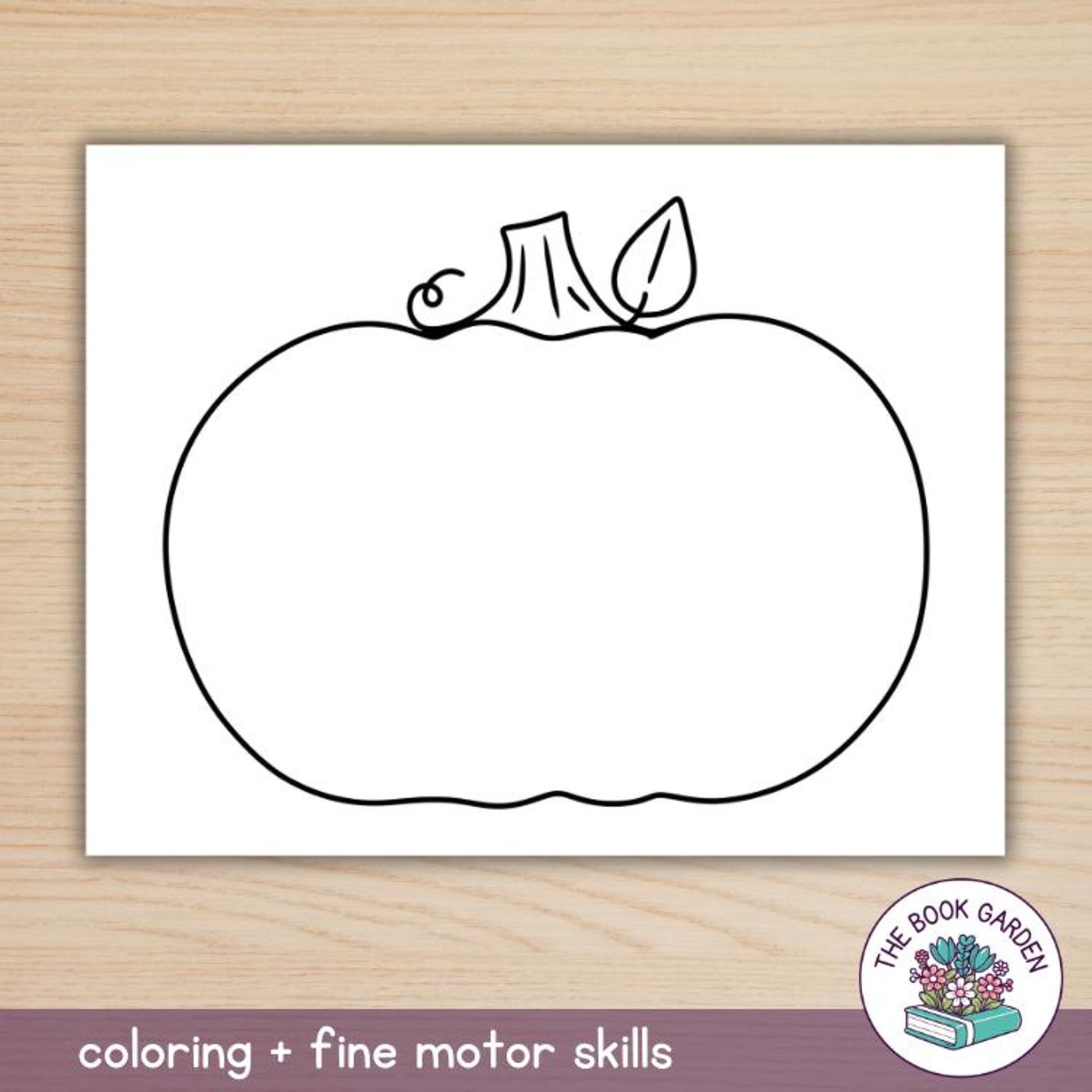 Silly Pumpkin Craft: Kids Color, Cut & Glue Template (PDF File) - Etsy
