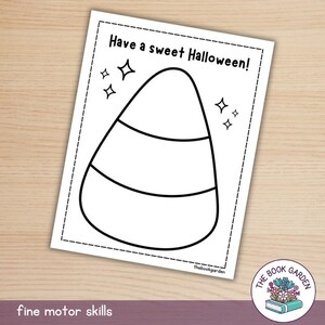 Candy Corn Craft Template: Fall Printable Art Activity for Kids - Etsy