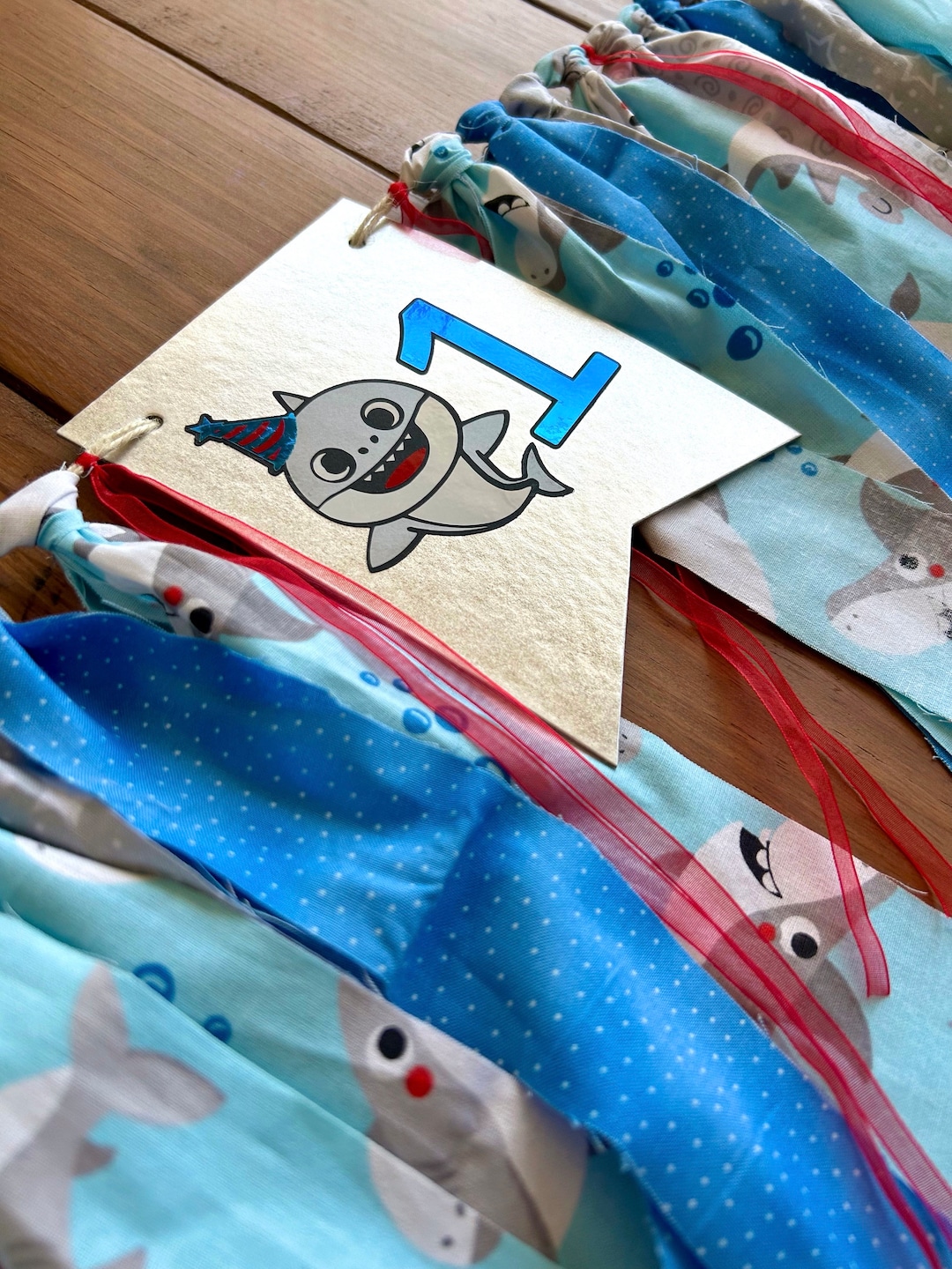 Baby Shark High Chair Banner, Babyshark Birthday Party Decor, Baby ...