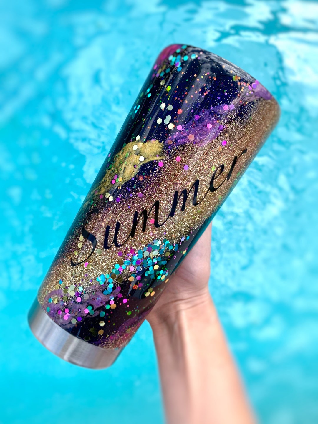 Hippie Girl Tumbler, Girl Galaxy Tumbler, Gypsy Glitter Tumbler ...
