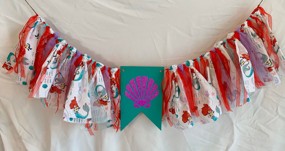 The Little Mermaid Birthday, Ariel Birthday Banner, Under the Sea Party ...