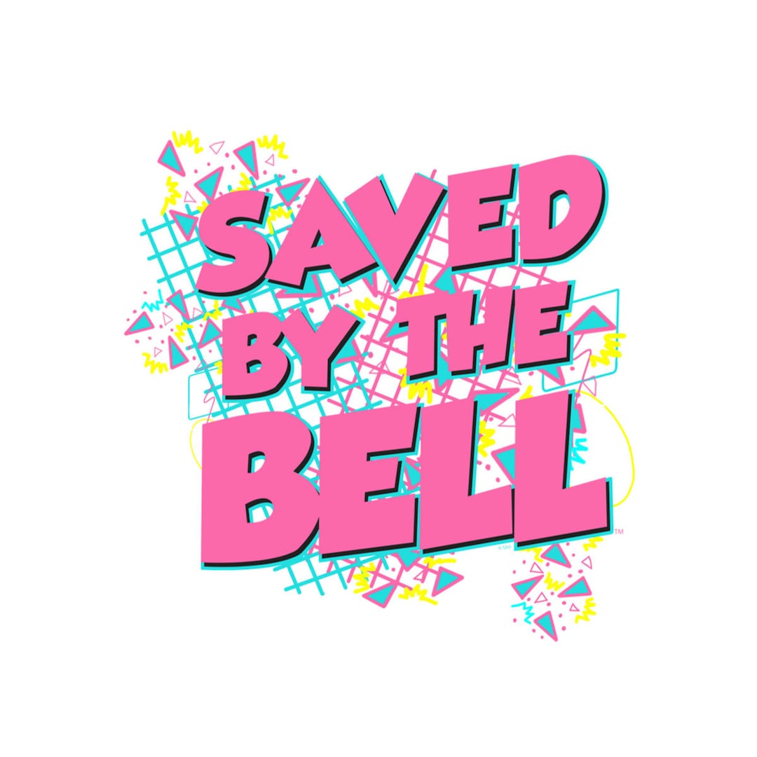 Saved by the Bell 90s Type Digital PNG - Etsy