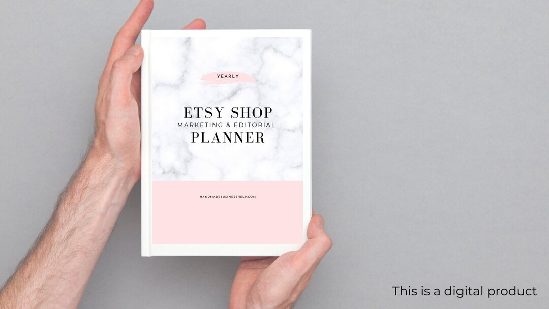 Printable Online Shop Planner, Etsy PDF Business Plan, Digital Etsy ...