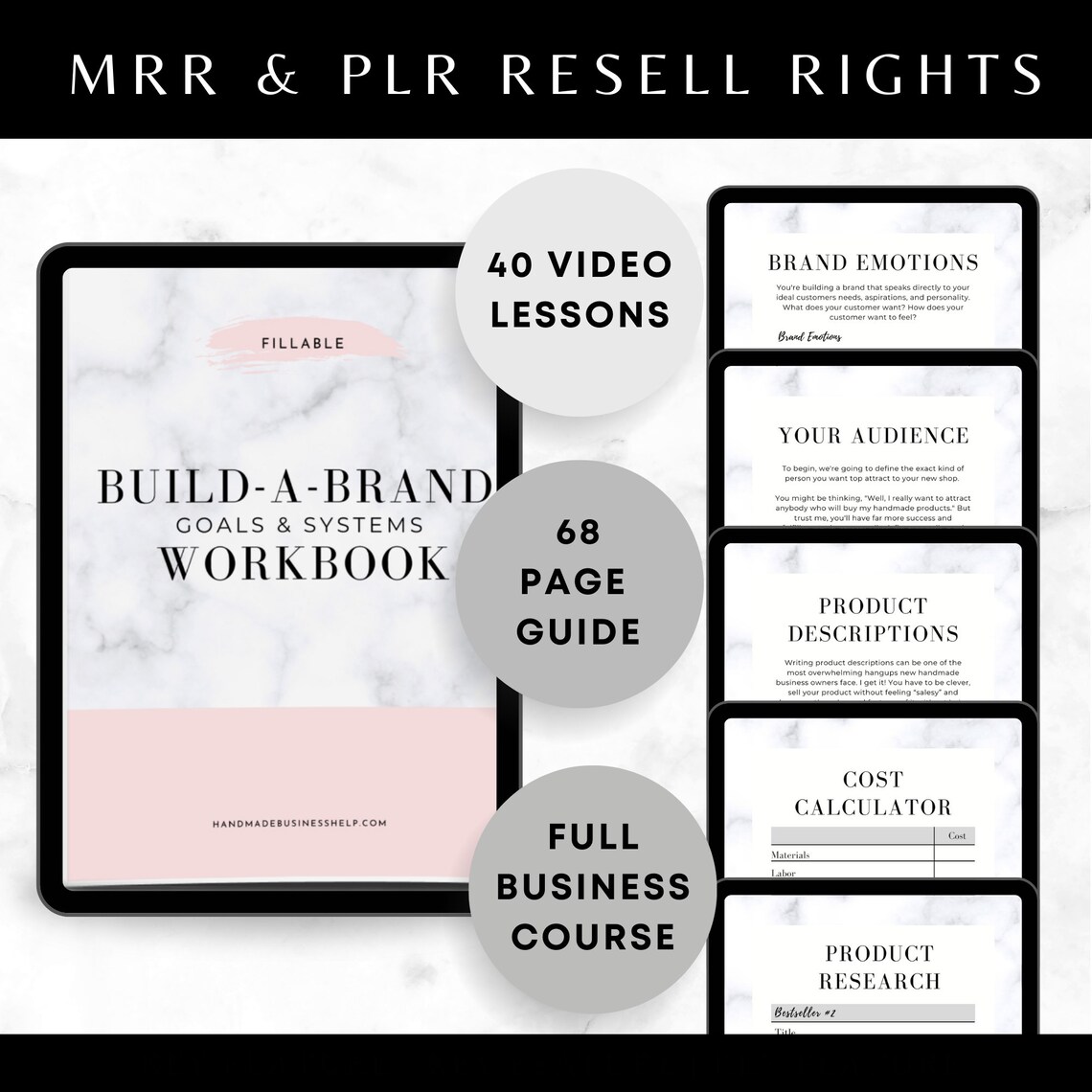 Digital Marketer Mrr Build A Brand Course With Mrr Plr Bundle Resell ...