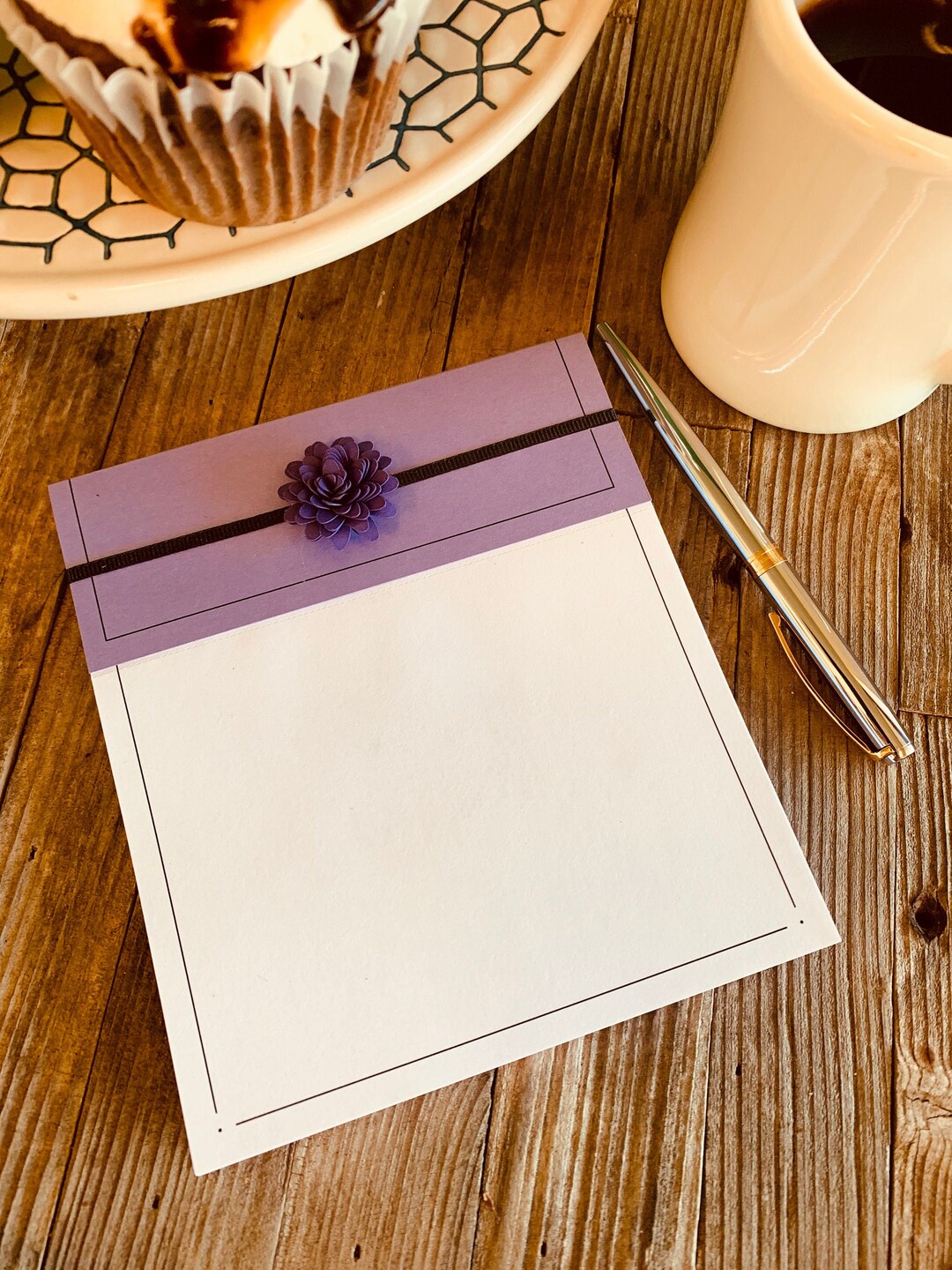 Gift Note Pad | Printed Note Pad | Purple Note Pad | Memo Pad | Writing ...