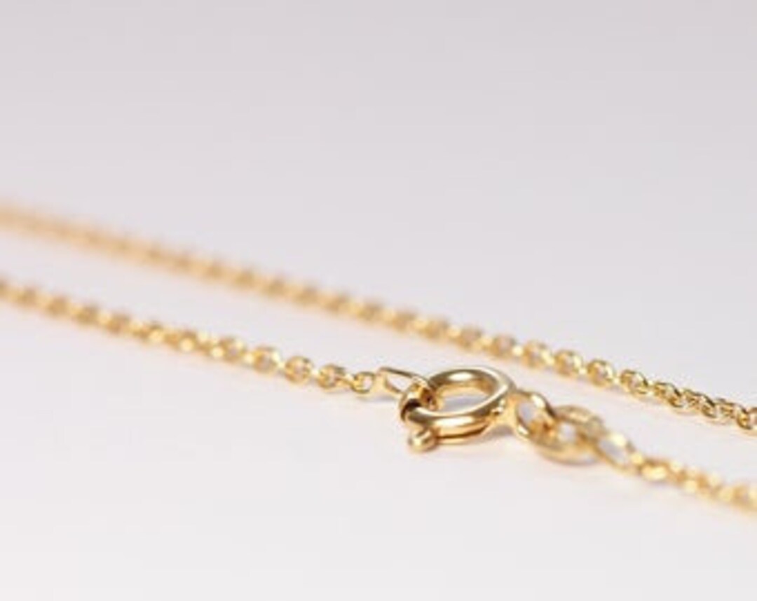 Necklace, Anchor Chain in Gold Filigree and Ready to Wear or for DIY ...