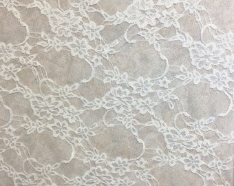 Cream Lace Fabric | Etsy