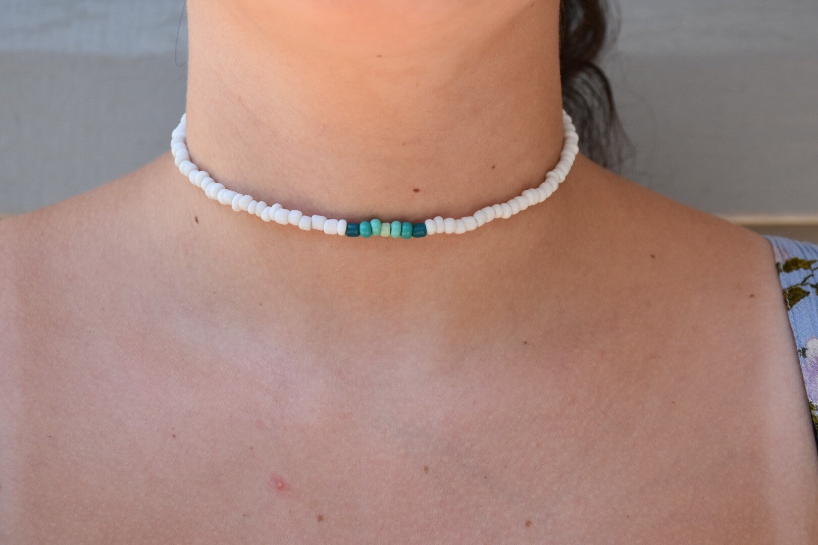 Boho Choker Beachy Choker Beach Choker Beaded Choker Beach - Etsy