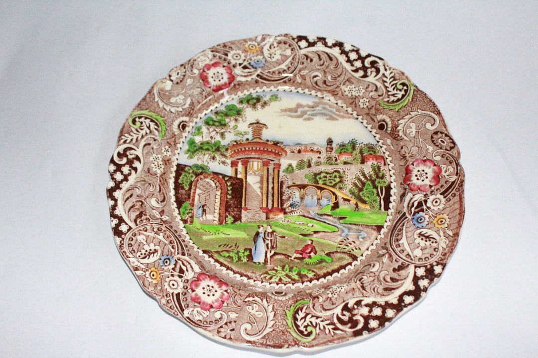 Set of 6 Dinner Plates by Midwinter, 1930's. Vintage Tableware. - Etsy