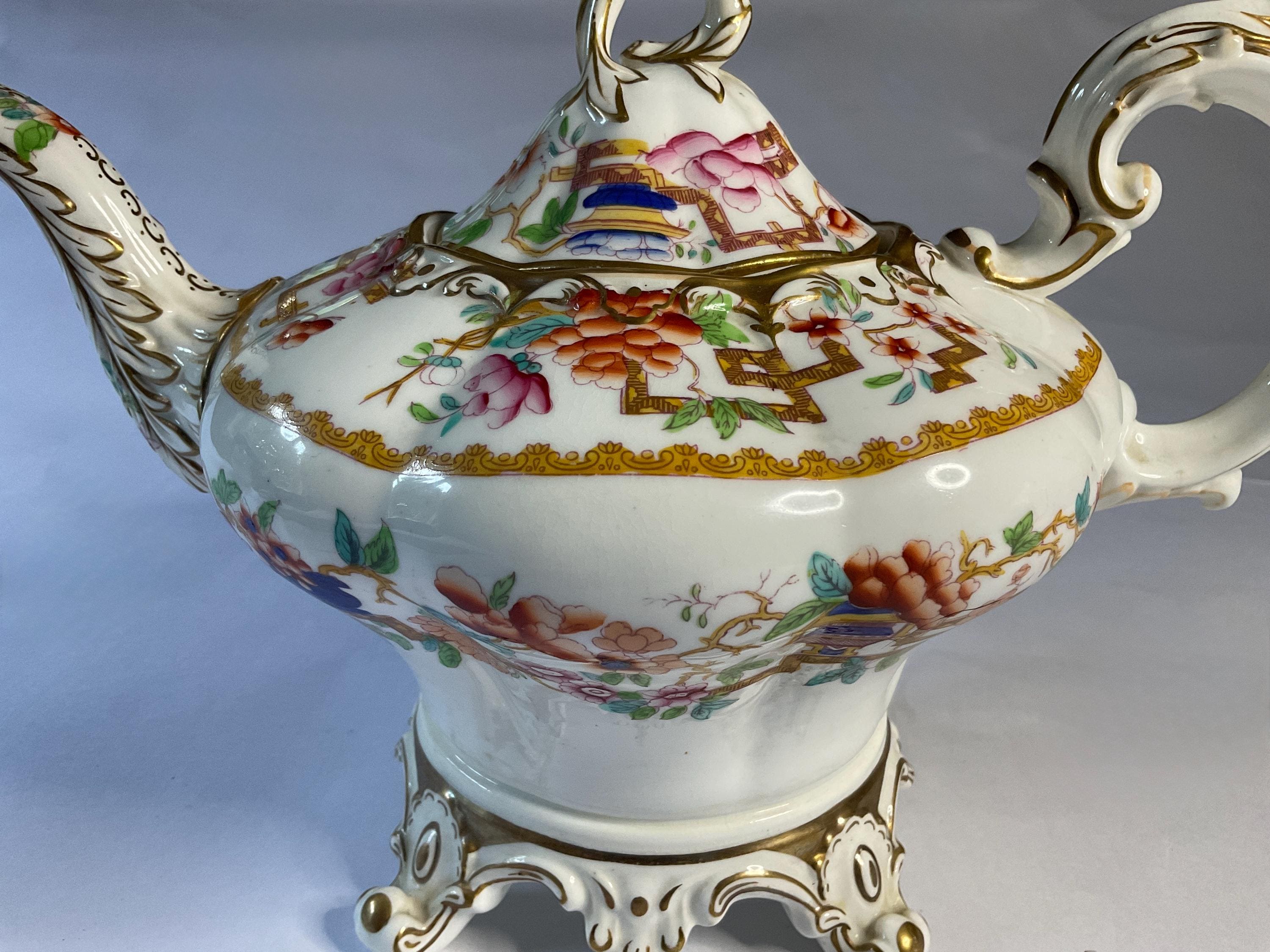 English Porcelain Teapot, Early 19th Century, With Provenance. A Rare ...