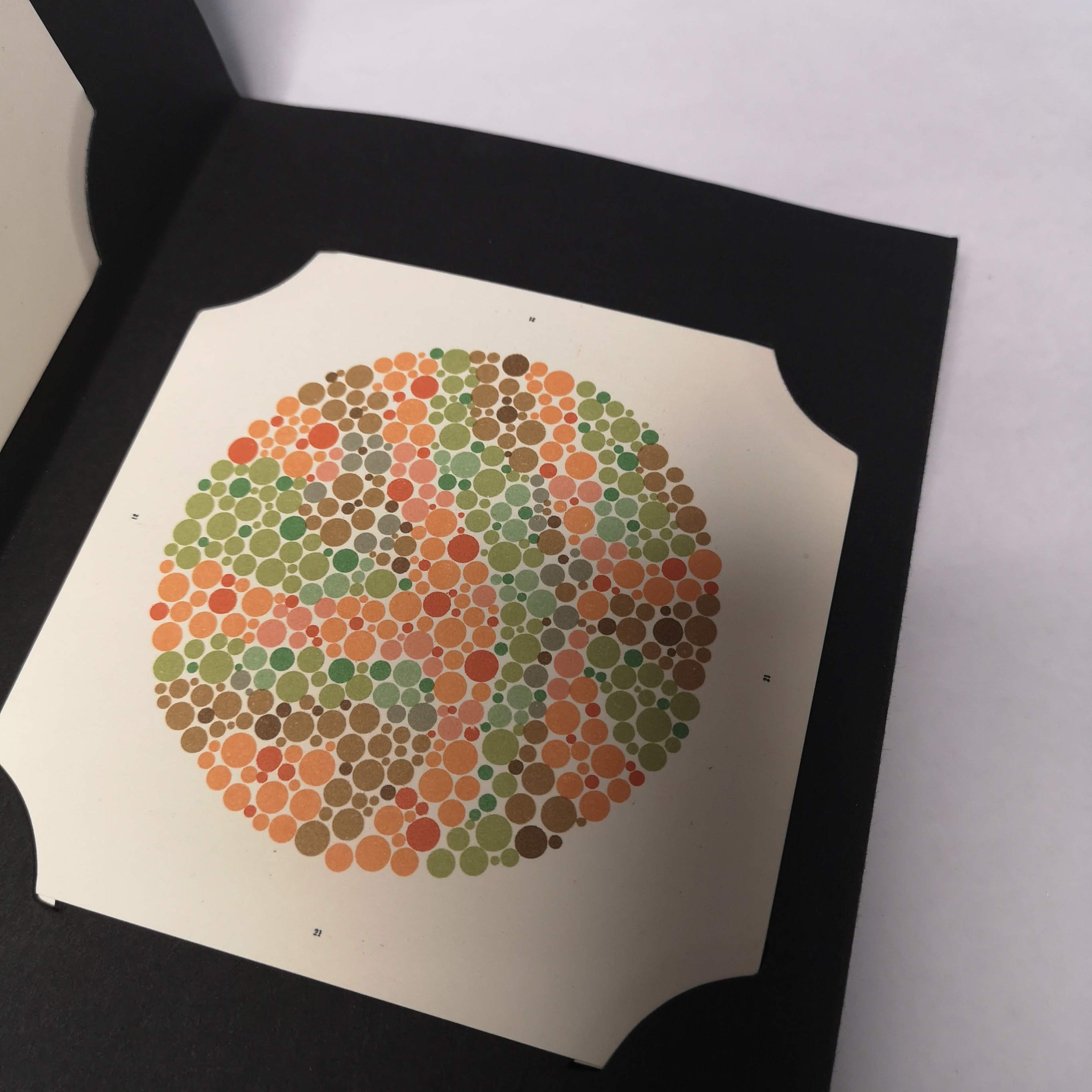 Ishihara Plates Test Booklet Clipart