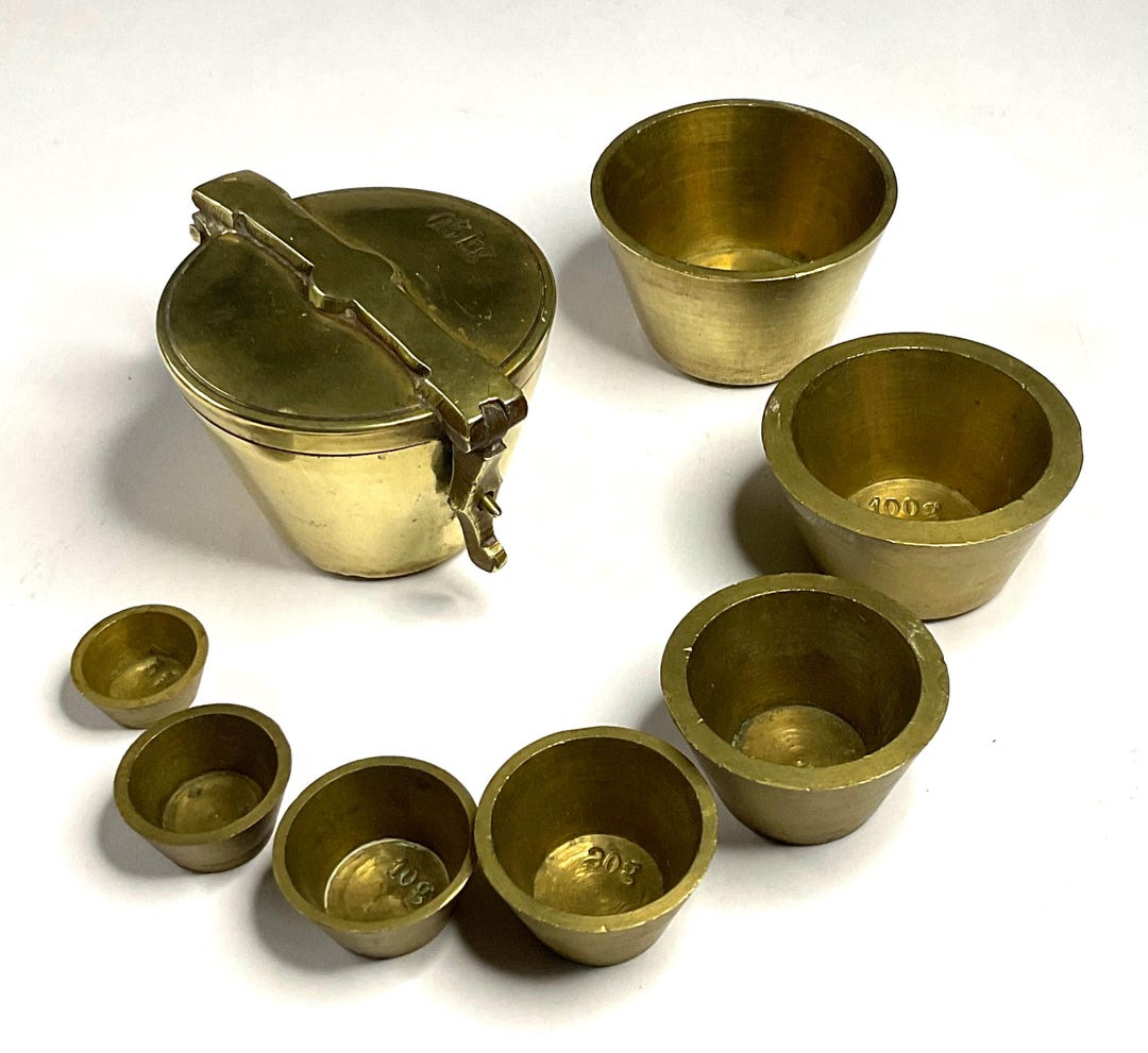 Vintage Nesting Brass Weights. - Etsy