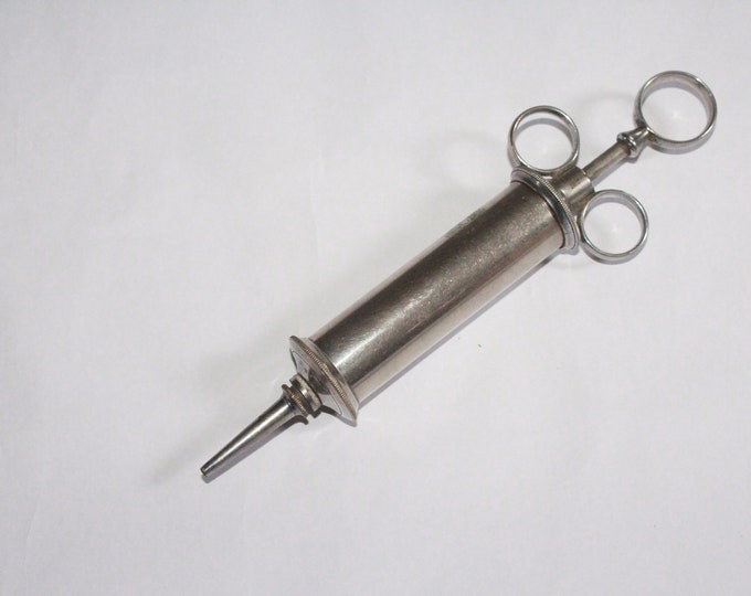 Antique Metal Syringe Circa 1910. - Etsy